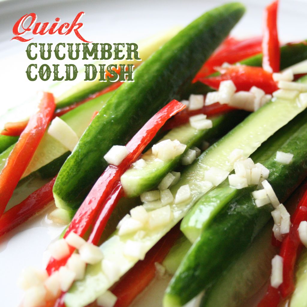 Quick Cucumber Cold Dish - Atrantil
